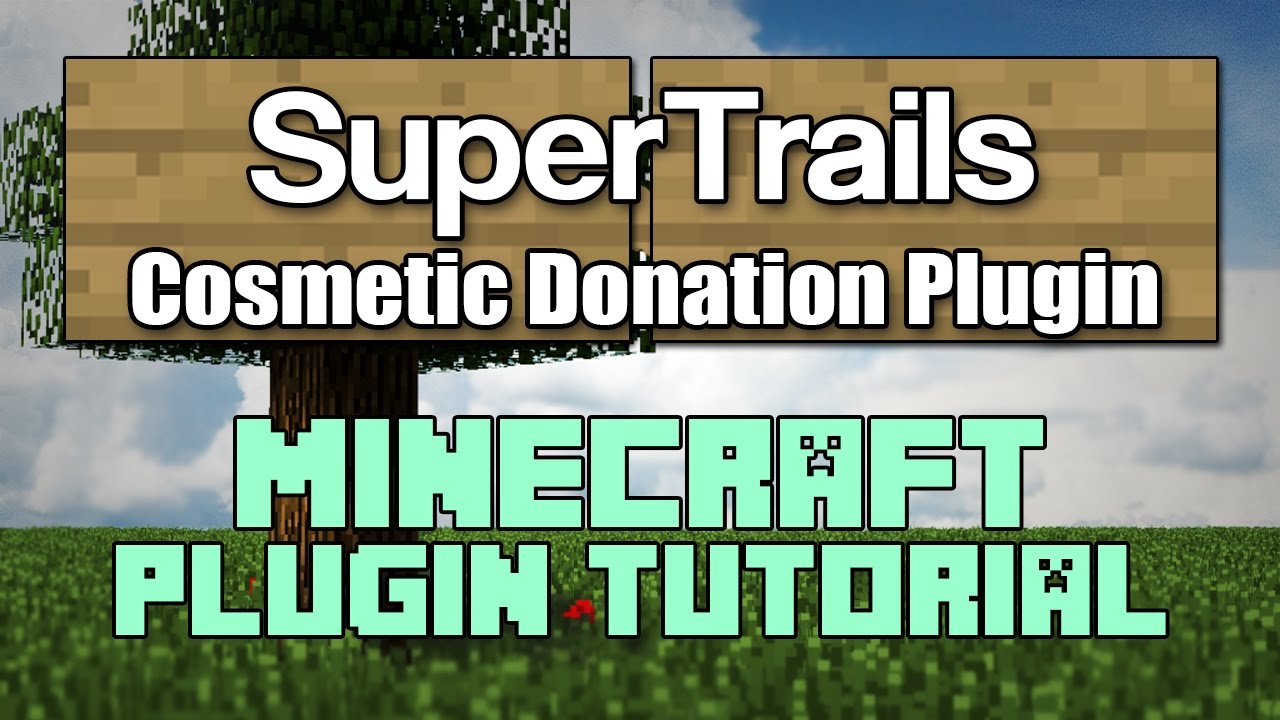 SuperTrails 1.11 Plugin Tutorial Minecraft