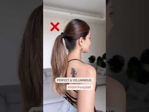 Voluminous High Ponytail Hack 👌🏼 | @KnotMePretty