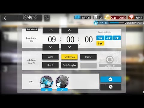 Arknights Top Operator Tag Recruitment