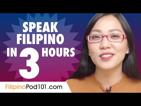 Learn How to Speak Filipino in 3 Hours