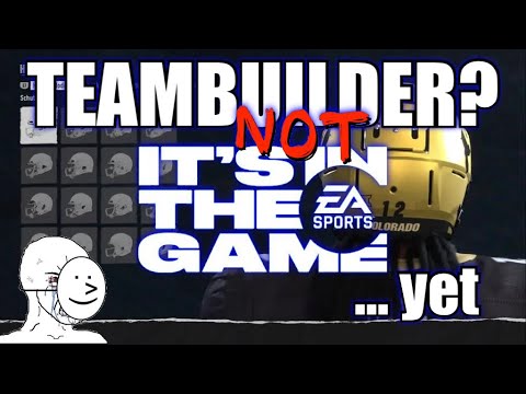 EA Sports College Football 25: Teambuilder update, Menus, Player Equipment Options, + CUT Packs