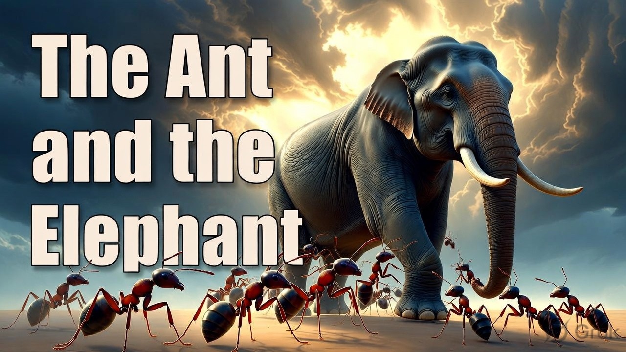 The Ant and The Elephant | Motivational Story | Story For Kids | Tiny Wisdom Stories