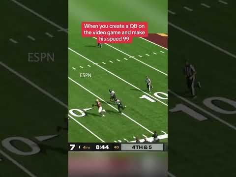 Boston College QB Thomas Castellanos is ELUSIVE 🌬️ #shorts