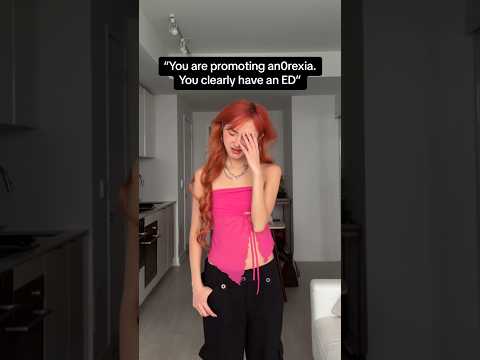 “you’re promoting an0rexia and ED because you’re skinny” 🙄… #shorts