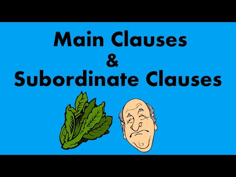 MAIN CLAUSES AND SUBORDINATE CLAUSES | Independent Clauses and Dependent Clauses | Clauses Quiz