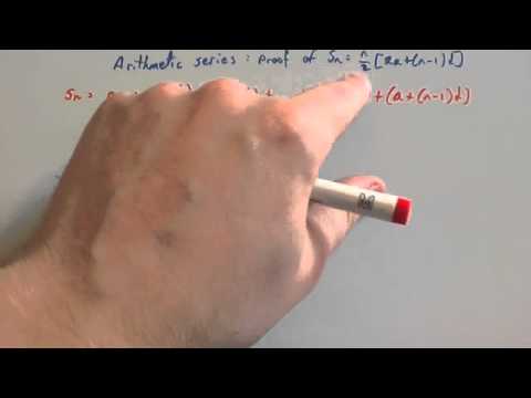 Proof of Sum of an Arithmetic Series - Corbettmaths