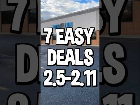 7 Easy Food Lion Deals:2.5-2.11🛒🛍