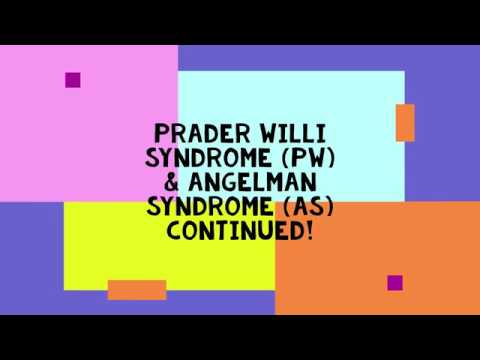 Imprinting: Angelman Syndrome & Prader Willi syndrome Part 2