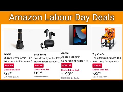 Labor Day Sale 2024 - Amazon Labor Day Deals