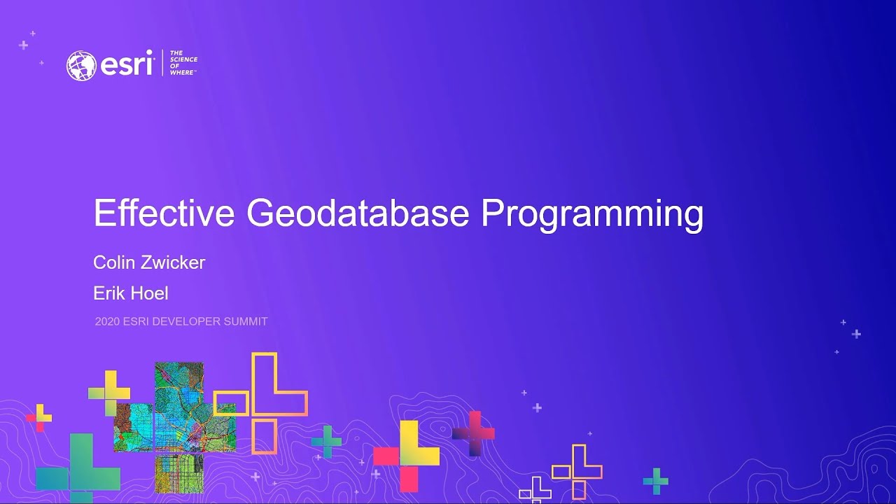 Effective Geodatabase Programming