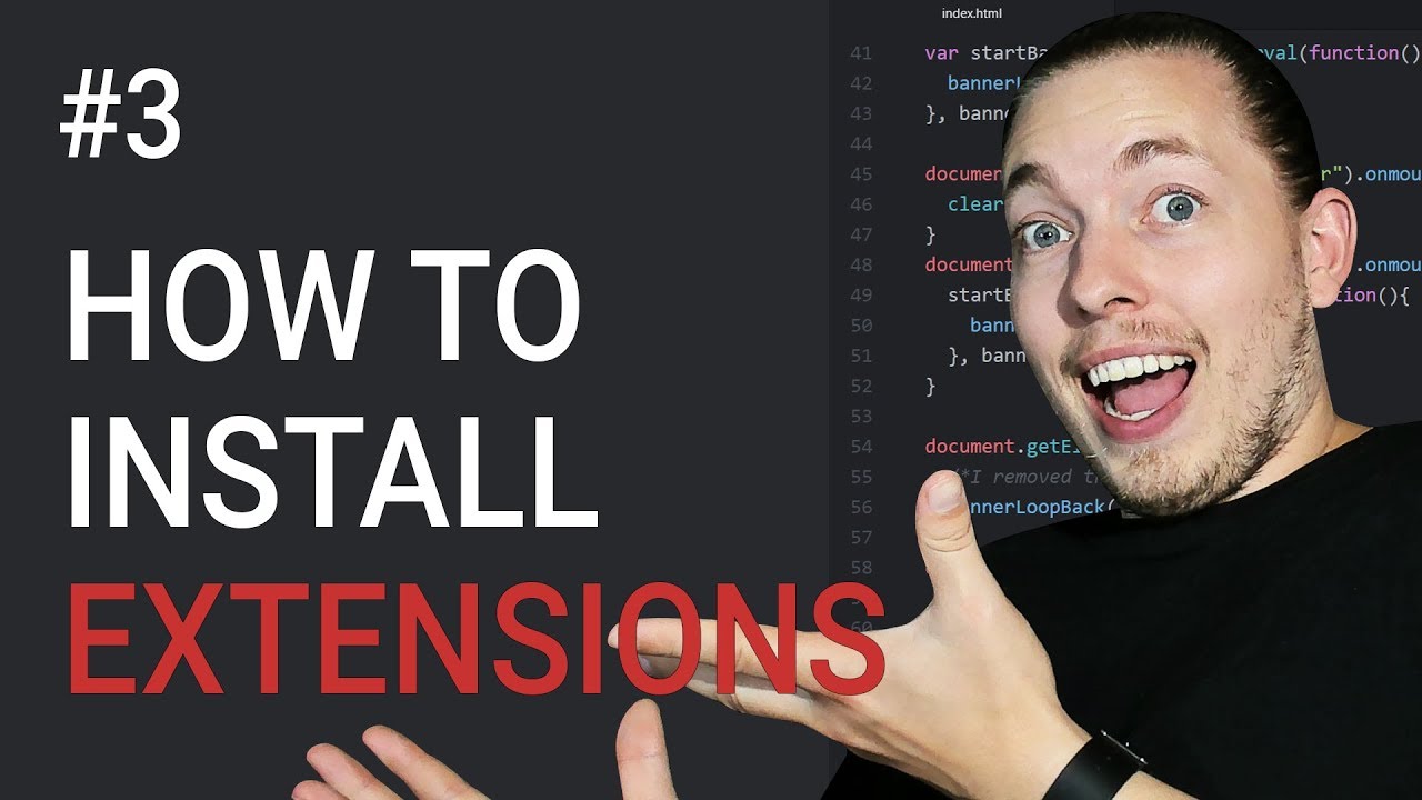 3: How to Install Extensions For JavaScript Development | JavaScript Tutorial | Learn JavaScript