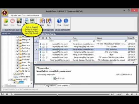 How to Convert OLM File into PST Format | SysInfoTools OLM to PST Converter