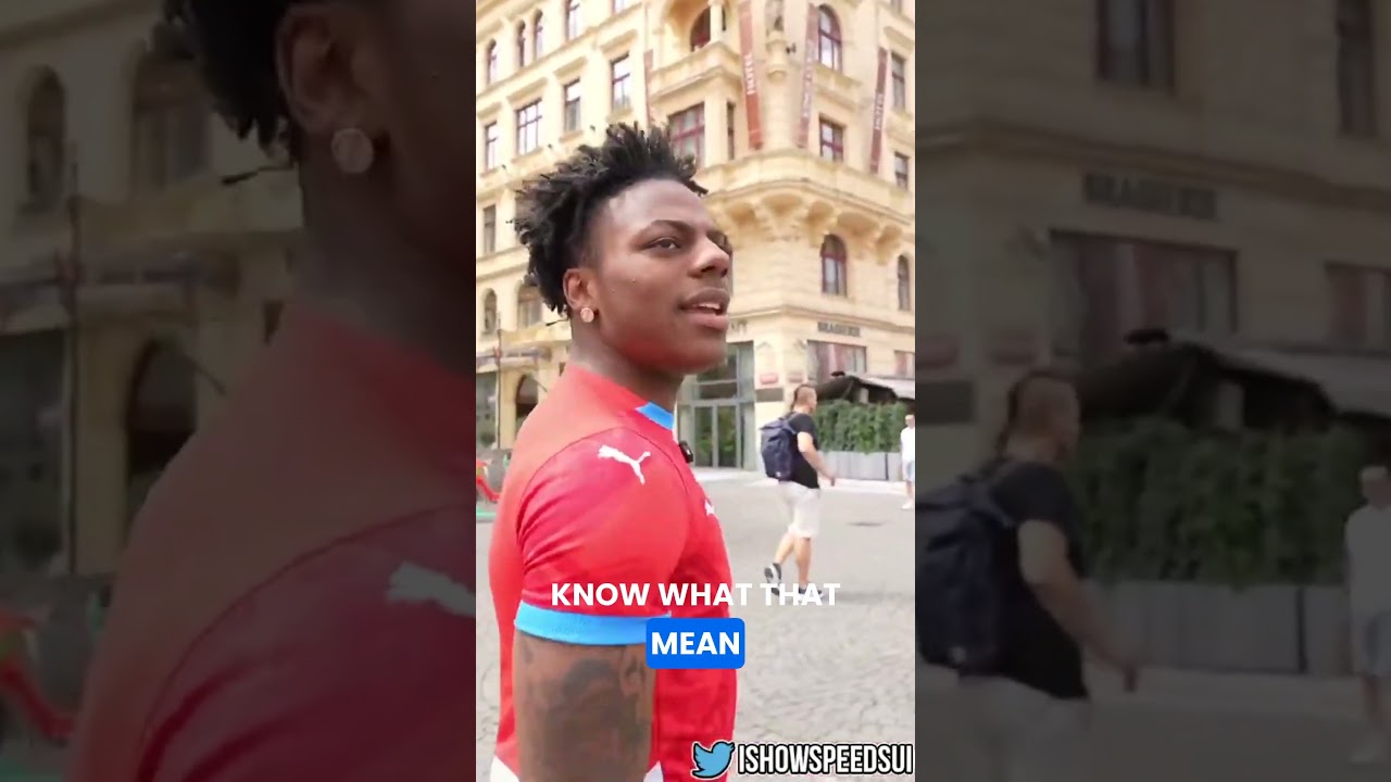 ishowspeed learning czech language! 📚