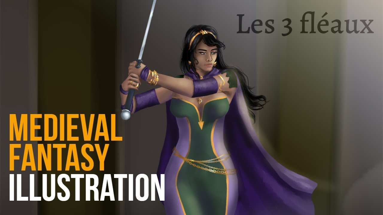 MEDIEVAL FANTASY ILLUSTRATION ~ Sakase Warrior