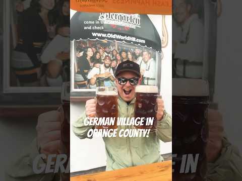 GERMAN OLD WORLD VILLAGE in HUNTINGTON BEACH CALIFORNIA #travelvlog