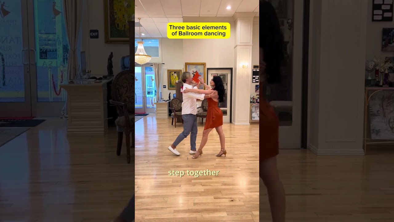 Three basic elements of ballroom dancing - tutorial for beginners