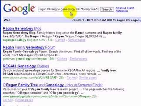 Genealogy Search Variant Surnames