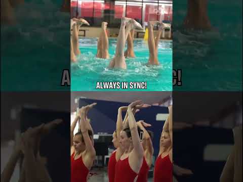 Mesmerising! πβ¨ In the pool or out, the Canada artistic swimming team is always in sync.