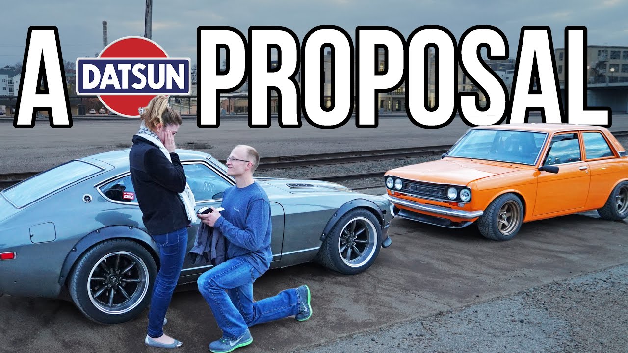 Datsun Man Proposes to His Girlfriend the Horsepower Way, Is She a Fair ...