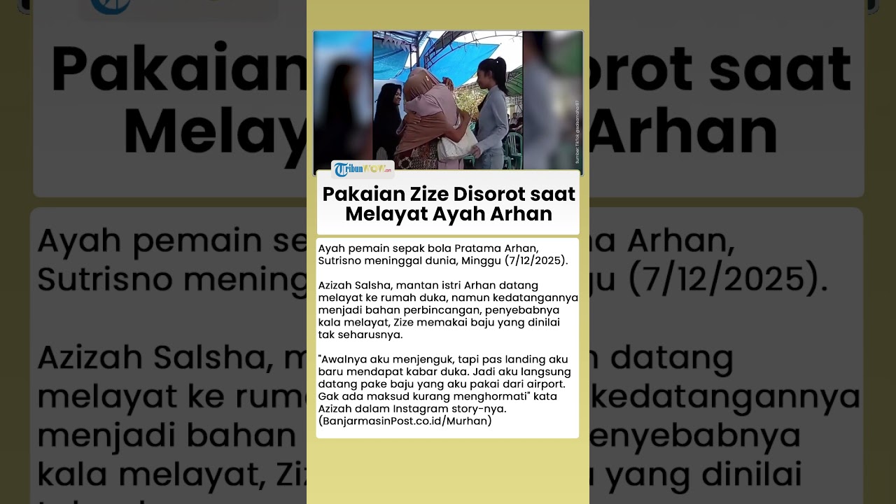 Netizen Salfok! Sorotan Pakaian Azizah Salsha saat Melayat Ayah Pratama ...