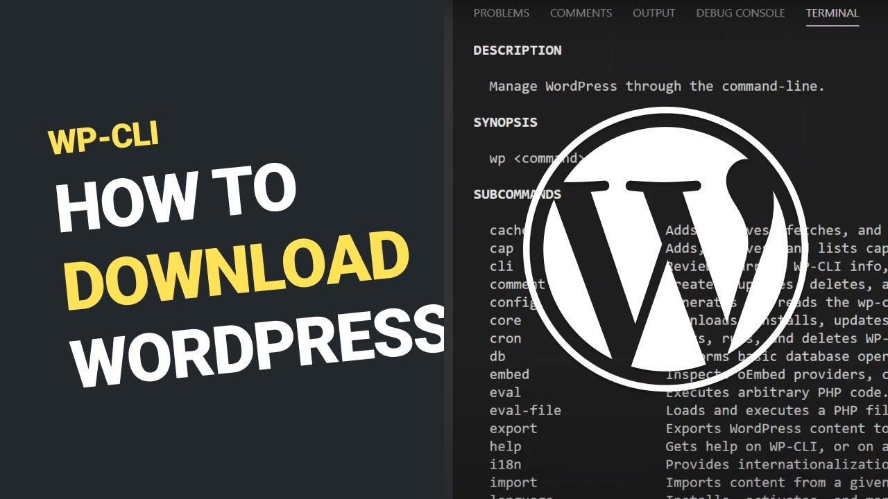 How To Install WordPress using WP-CLI - #1 Download WordPress