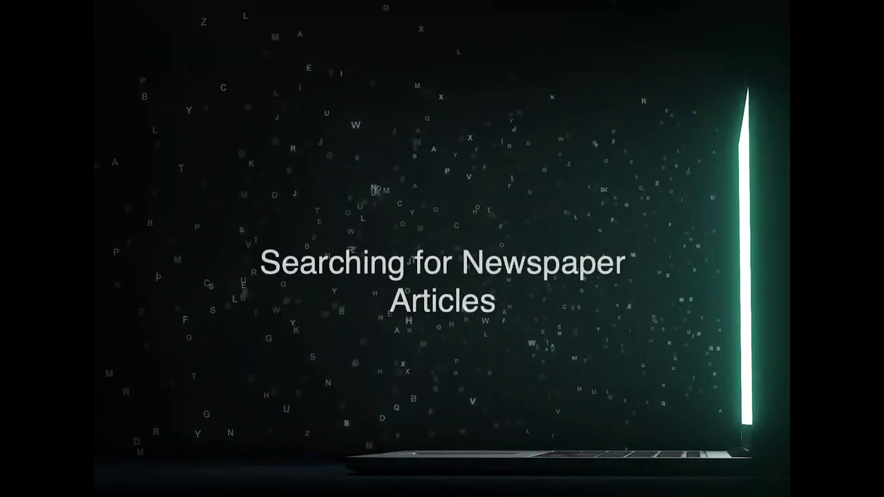 Finding Newspaper Articles