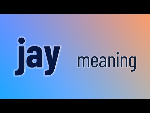 Jay - 18 English Vocabulary Flashcards
