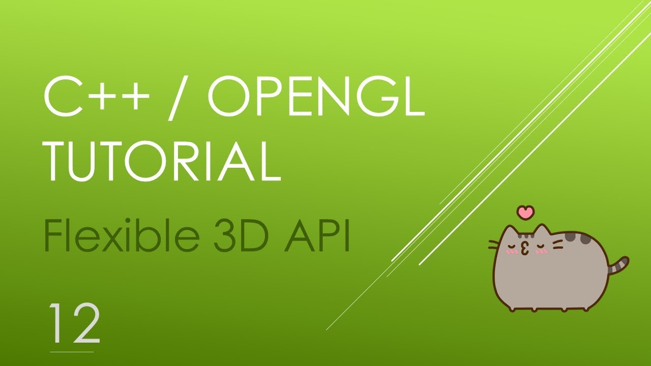 OpenGL/C++ 3D Tutorial 12 - Render a Triangle (OpenGL Hello World!)