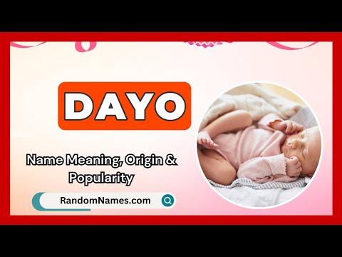 Dayo - Baby Girl Name Meaning, Origin & Popularity - RandomNames.com