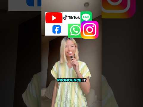 How to pronounce these apps in Thai accent ⁉️🤔