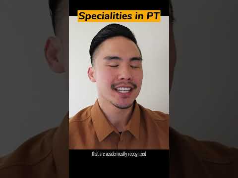 Specialties in Physical Therapy #physicaltherapist #ptschool #physicaltherapyschool