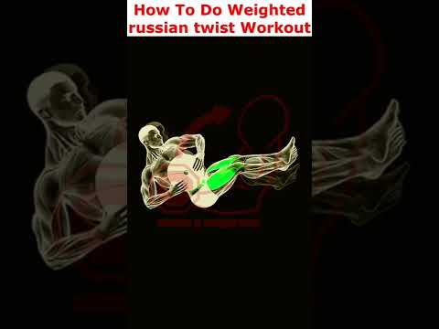 BEST FOR ABS! How To Do Weighted Russian Twist Workout