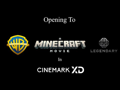 Opening to A Minecraft Movie in Cinemark XD (04/06/2025)