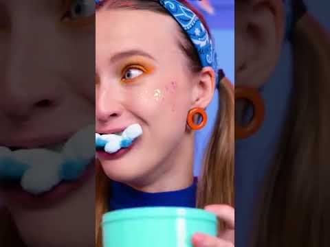 CRAZY, HUH?๐ฑ How Many Marshmallows Can You Fit In Your Mouth? If FOOD Were PEOPLE
