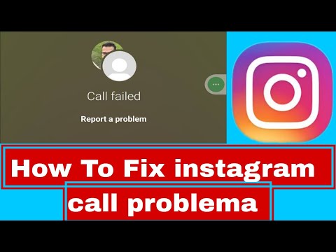 Fix instagram call problem 2025 | instagram call ended problem | instagram call report a problem