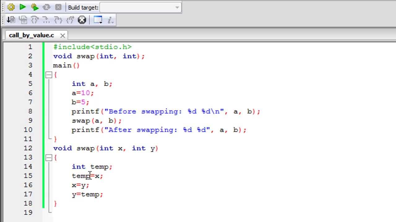 C Programming Tutorial - 48: Functions (Part-4) Call By Value Method