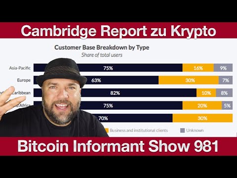 #981 Cambridge Report Kryptowährungen, Bitpanda 52 Millionen Dollar Funding & OpenBazaar