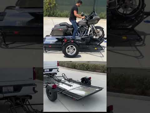 Learn how you can tow your motorcycle effortlessly with a folding Bike trailer stand out
