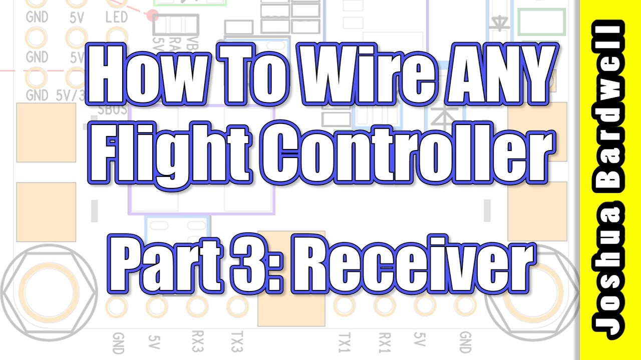 Flight Controller Wiring For Beginners - PART 3 - Receiver