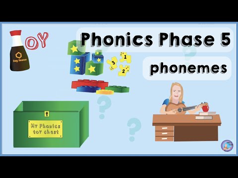 Phonics oy sound | Phase 5 Phonemes | 2 letter blends | sing say find and read the oy sound in words