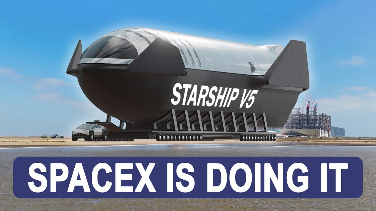 Elon Musk revealed Starship V5 to Make History, Reached New Level Tech...