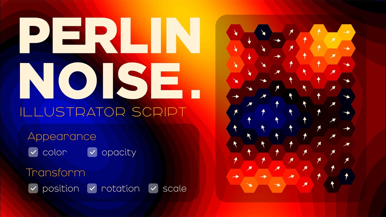 Organic Vector Randomness: Perlin Noise Script for Adobe Illustrator