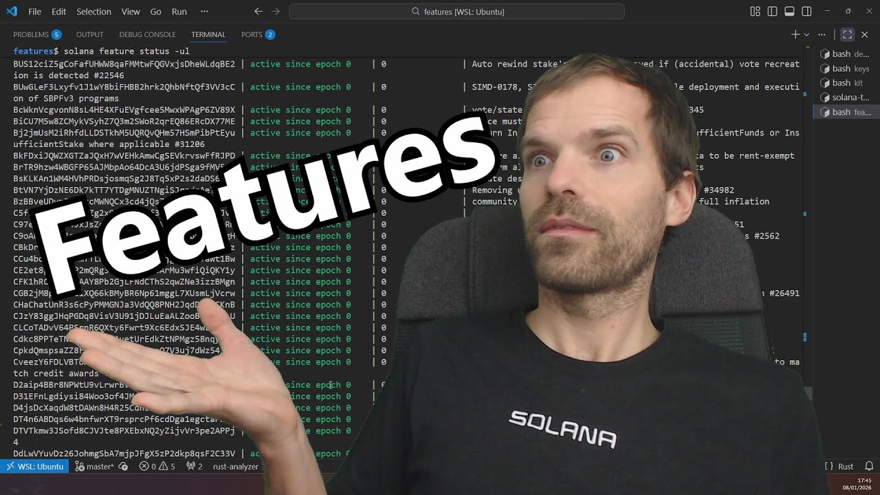 Activating Solana Features [Solana Dev Tutorial] - Jan 8th '26