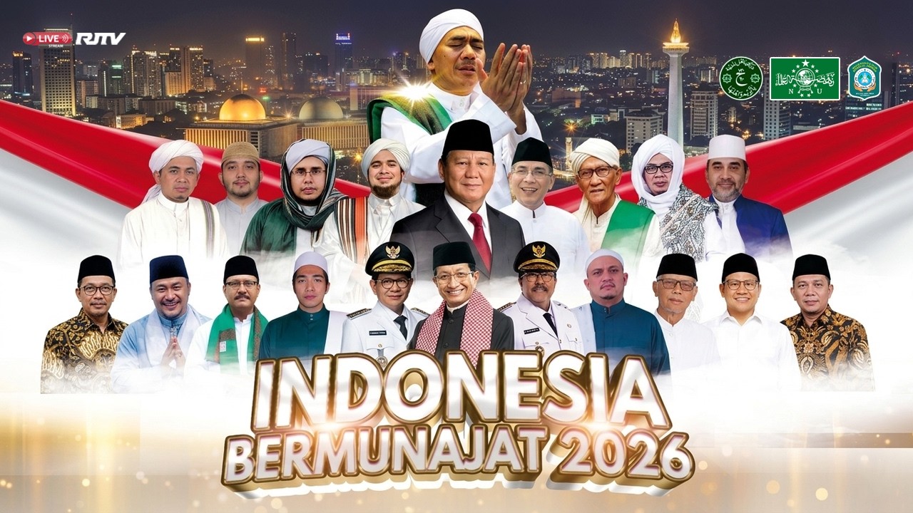 🔴 LIVE | Indonesia Bermunajat 2026 Doa Untuk Bangsa & Halal Bi Halal 1447 H @ Monumen Nasional