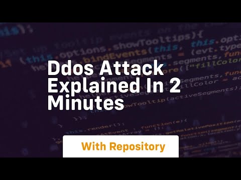 Ddos attack explained in 2 minutes