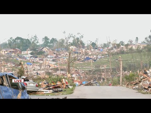 Widespread damage reported in London neighborhoods from latest tornado