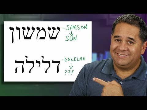 What does the name Samson mean? What does Delilah mean?
