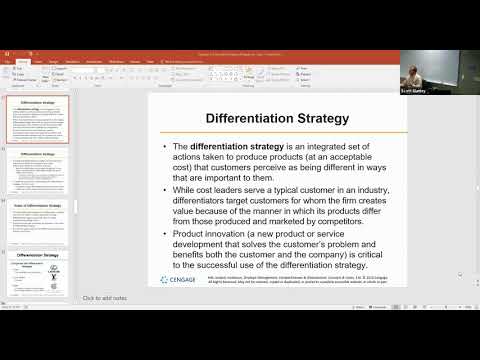 Strategic Management - Implementing a Differentiation Strategy