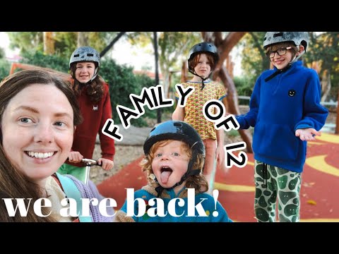WE ARE BACK | Family of 12 w/ Twins + Triplets