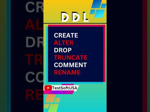 What is DDL(Data Definition Language) in SQL? #shorts